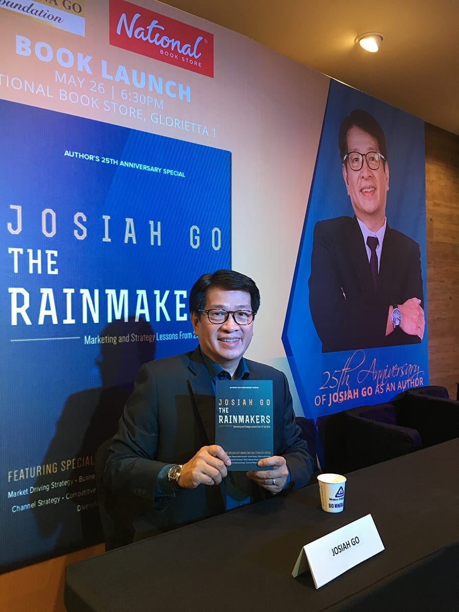 The Rainmakers: My 14th Book Launch by Josiah Go – The Marketing Mentor